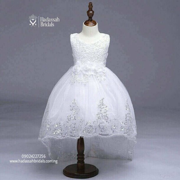 Beautiful Little Bride's Dress In Lagos | Hadassah Bridal House